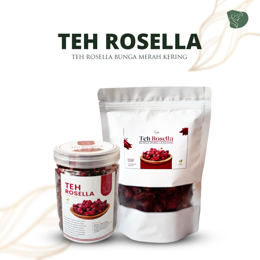 Jual Teh Rosella Bunga Merah Kering Premium Teh Rosela Bunga Rosella ...