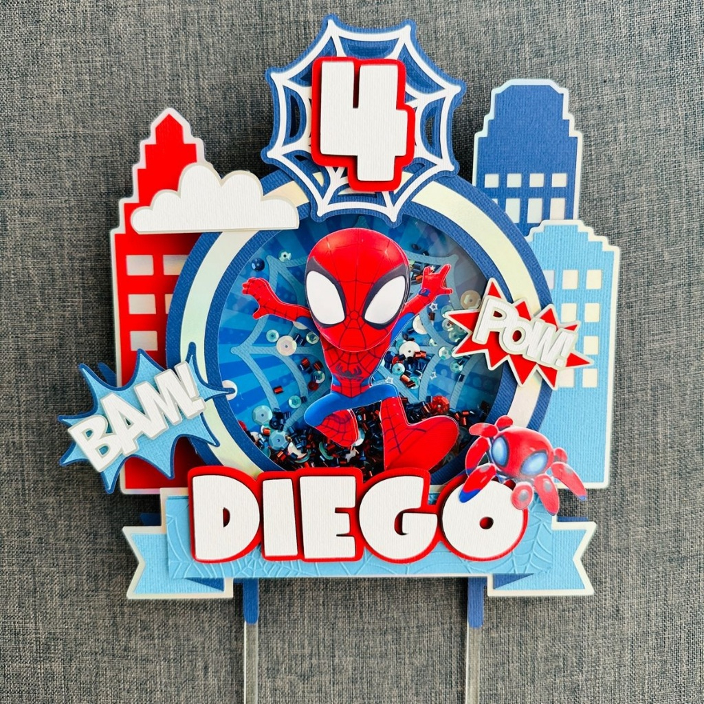 Jual Cake Toppers 3D dan Lampu LED/Dekorasi ulang tahun anak tema ...