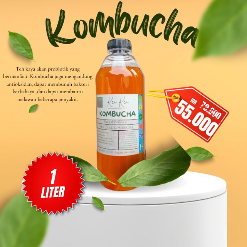 Jual KOMBUCHA MINUMAN FERMENTASI KESEHATAN KULIT DAN USUS PROBIOTIK ...
