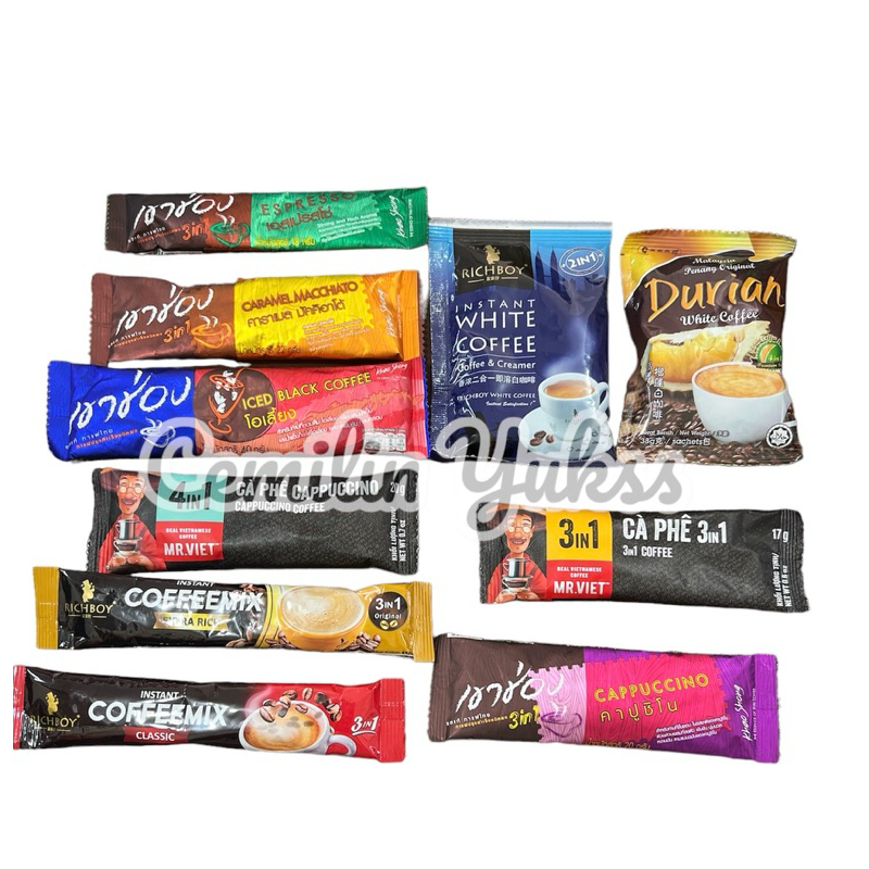 Jual Minuman Sachet [Eceran] Kopi Instant Thailand Malaysia Vietnam ...