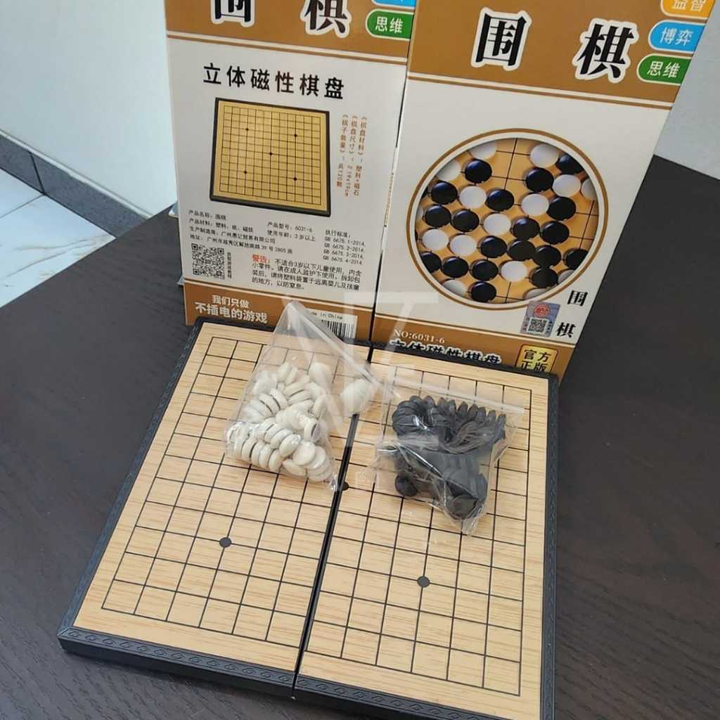 Jual board game / mainan catur cina " GO " / strategy toys | Shopee ...