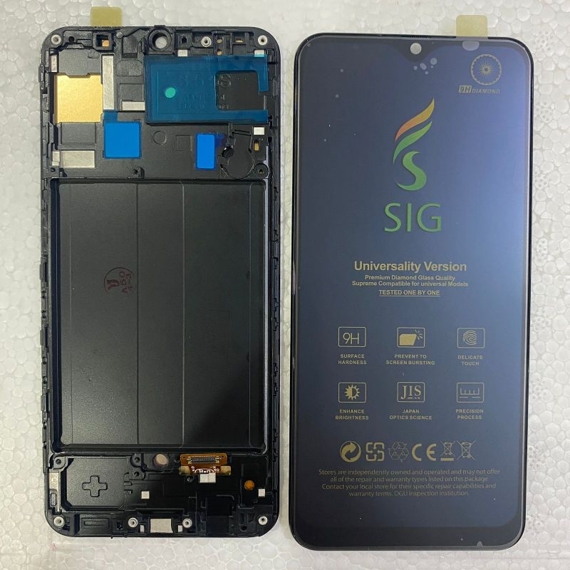 Jual LCD SAMSUNG A50/A50S OLED PLUS FRAME FULLSET | Shopee Indonesia