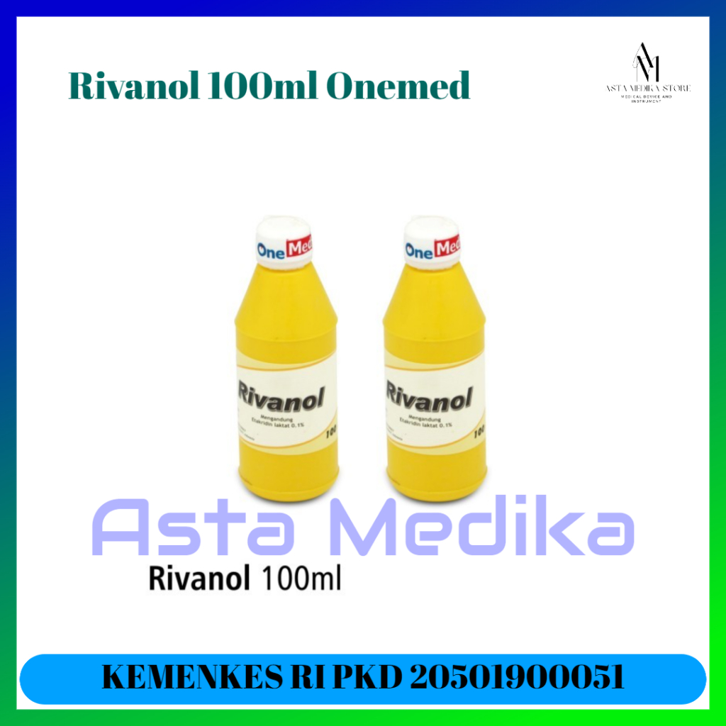 Jual Rivanol 100ml Onemed Cairan Antiseptik Pembersih Luka - Kartonan ...