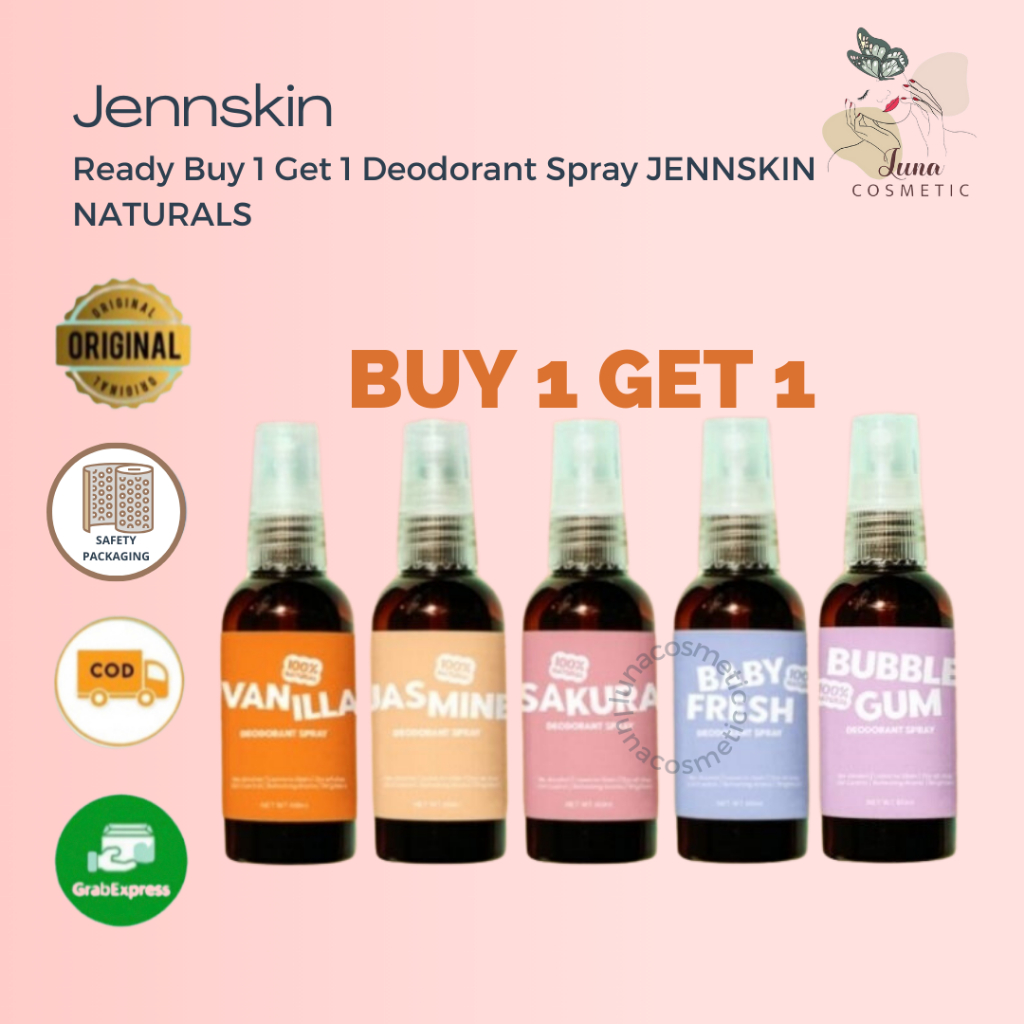 Jual Jennskin Deodorant Spray 60ml Full Size | Deodorant Jennskin Full ...