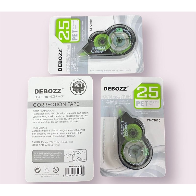 Jual Correction tape/ Tip EX kertas Debozz / DB-CT010 | Shopee Indonesia