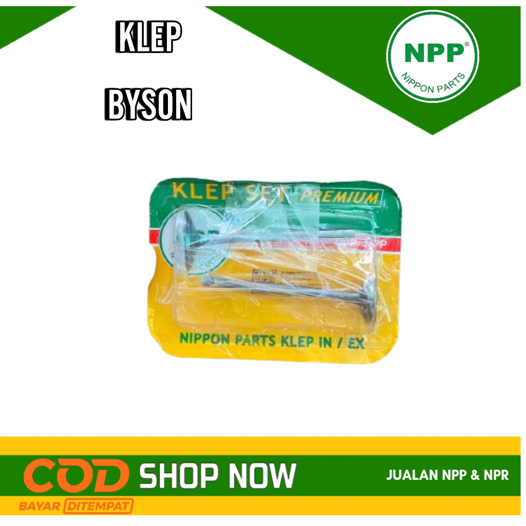 Jual KLEP BYSON NPP// PAYUNG KLEP VALVE IN/EX PREMIUM KLEP SET YAMAHA BYSON 21C ORIGINAL NPP ...