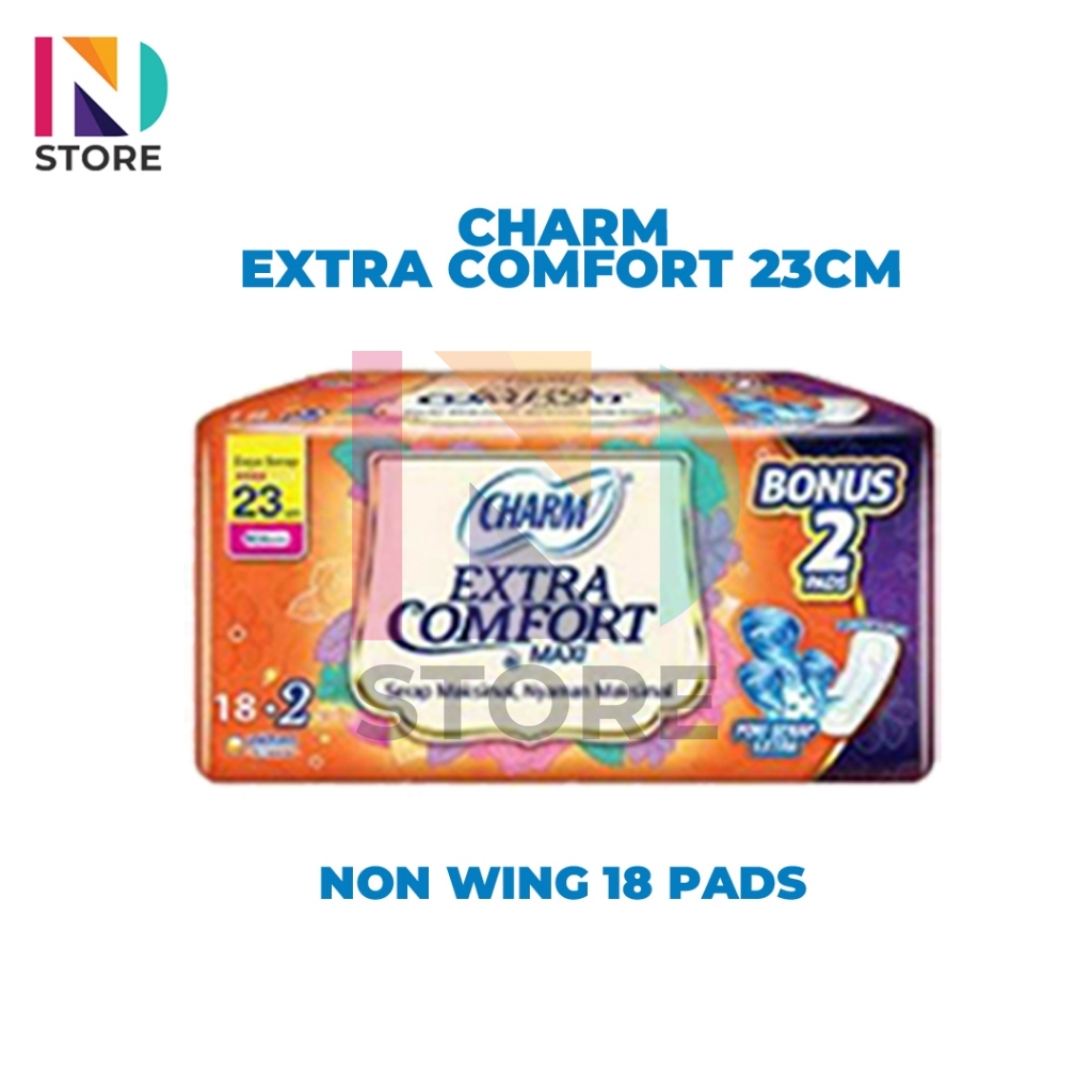 Jual Charm Extra Comfort 23CM Wing/Non Wing 18 & 26 Pads (1 Pcs/pack ...