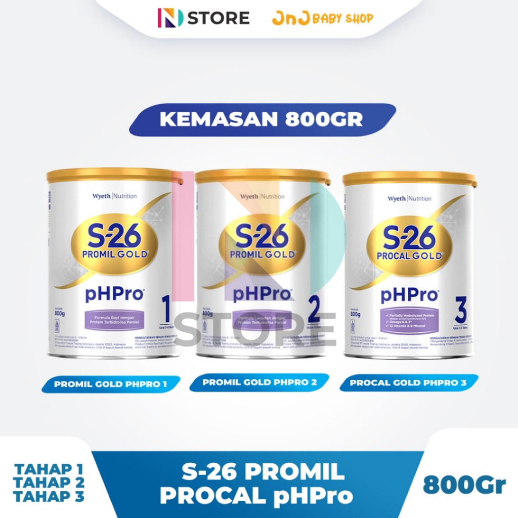 Jual S-26 Promil Gold pHPro Tahap 1/ Promil Gold pHPro Tahap 2/Procal ...