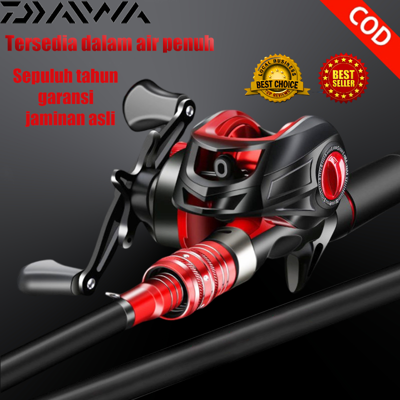 Jual DAIWA joran pancing full set 165cm 180cm 210cm 240cm 270cm 10-30lb 7.2:1 joran bc set reel ...