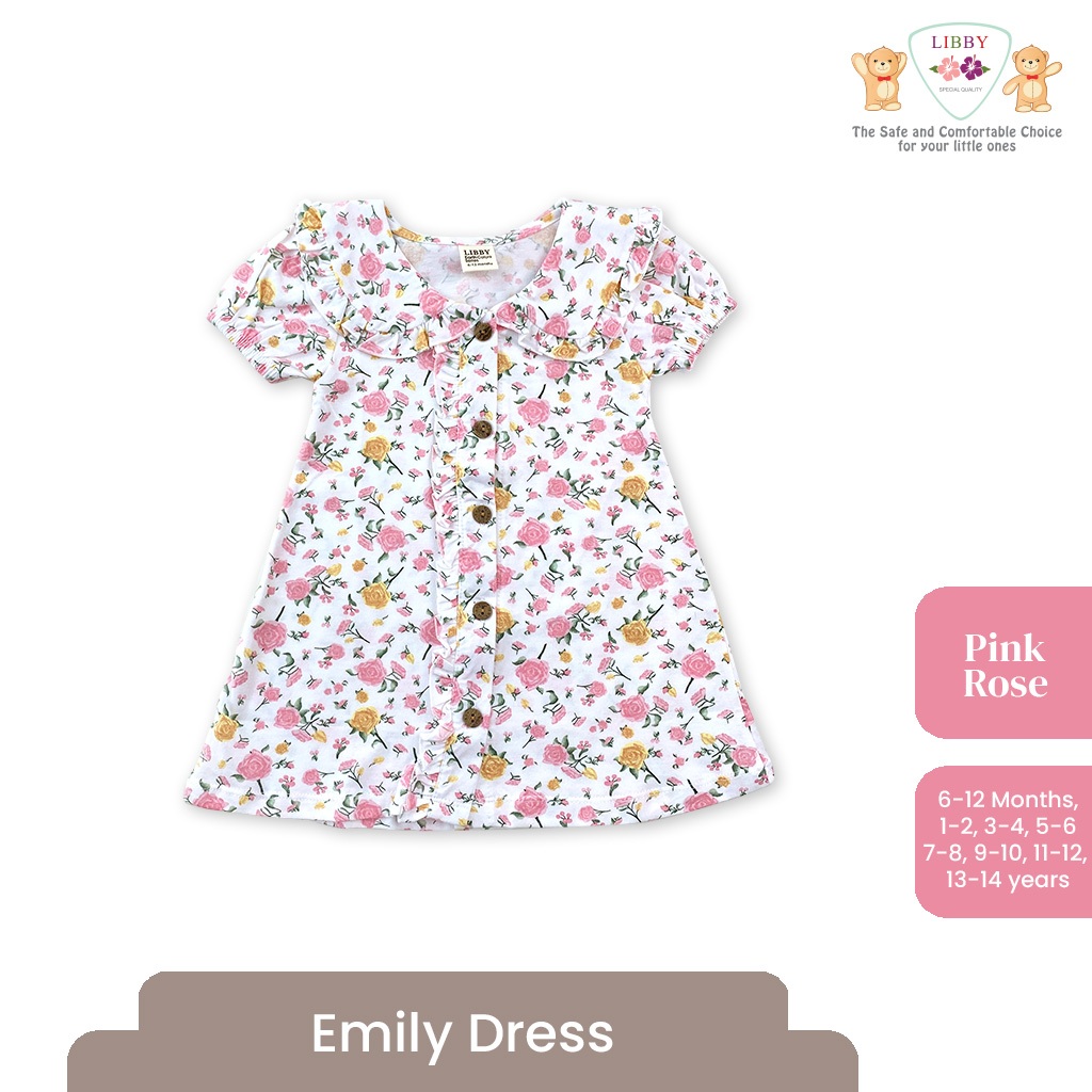 Jual LIBBY Dress anak Perempuan 6 bulan - 14 tahun Emily Dress (1 Pcs ...