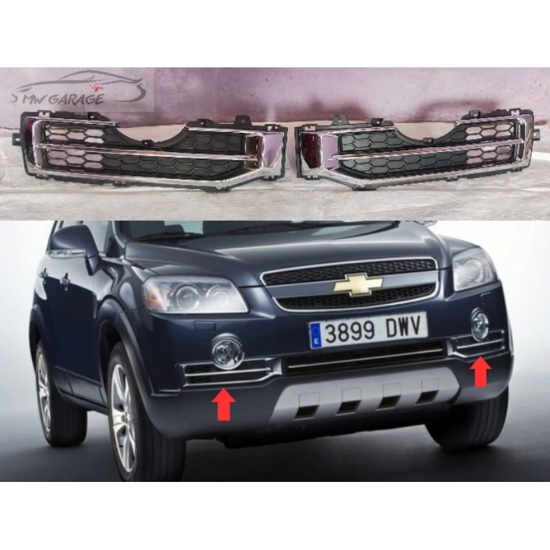 Jual Grille Cover Foglamp Chevrolet Captiva 2007 2008 2009 2010 (1pcs ...