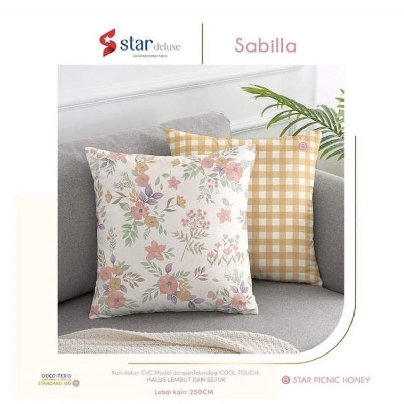 Jual Sarung Bantal Sofa Katun Ukuran 30x30 30x50 40x40 45x45 50x50 ...