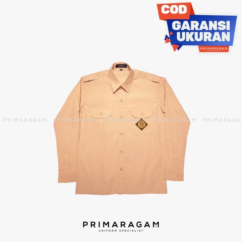 Jual BAJU PRAMUKA PENGGALANG COKLAT KUNING OXFORD | Shopee Indonesia