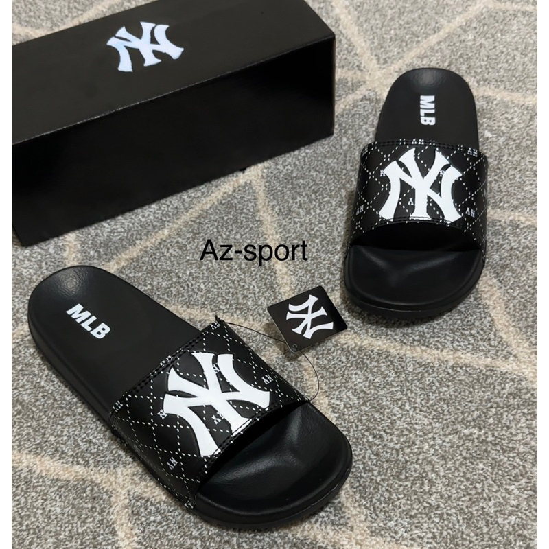 Jual SANDAL SLOP NY mlb || sandal slip-on pria&wania KUALITAS PREMIUM ...