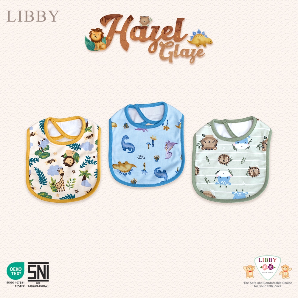 Jual Libby Slabber Rib Besar & Kecil - Fresh Dream Tebaru 1 pcs (Celemek Kain Makan Bayi ...