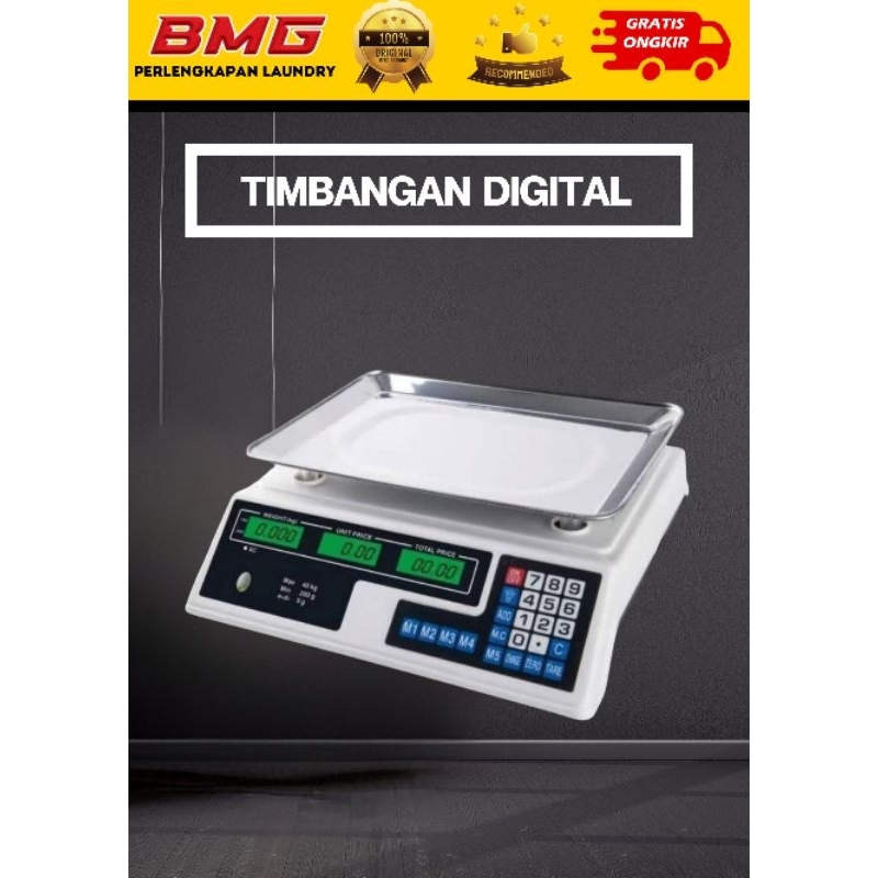 Jual TIMBANGAN DIGITAL BUAH LAUNDRY SEMBAKO 30KG | Shopee Indonesia