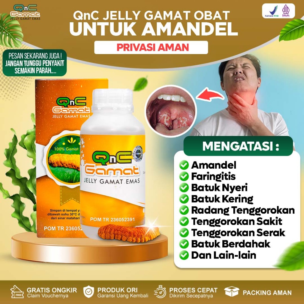 Jual Obat Amandel Radang Tenggorokan Faringitis Batuk Kering Dan ...