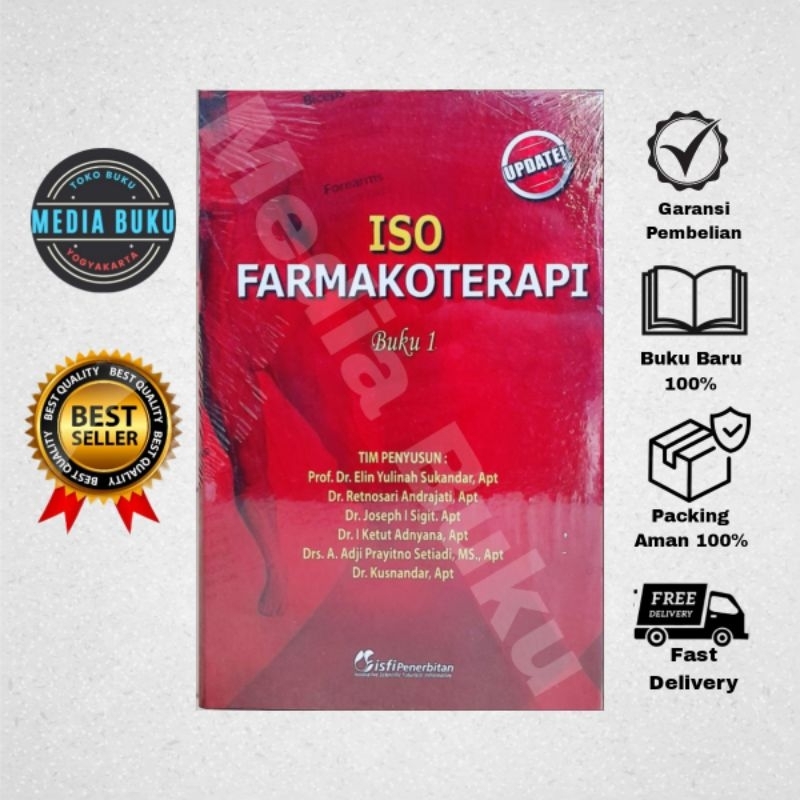 Jual BUKU ISO FARMAKOTERAPI JL.1 TERLARIS HARD COVER | ELIN YULINAH ...
