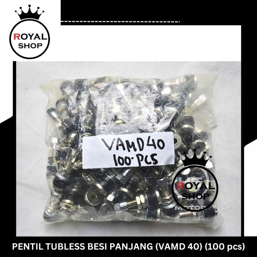 Jual PENTIL BAN MOTOR TUBELESS BESI PANJANG BAUT / DRAT LUAR UNIVERSAL ...
