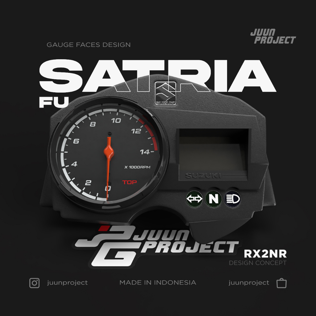 Jual Panel Speedometer Satria F150 FU OLD | Custom RX2NR by JUUN ...