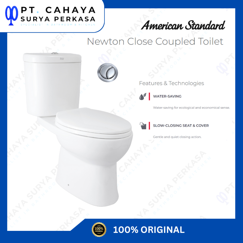 Jual (BATAM) American Standard Kloset Duduk - Newton Dual Flush CCST ...