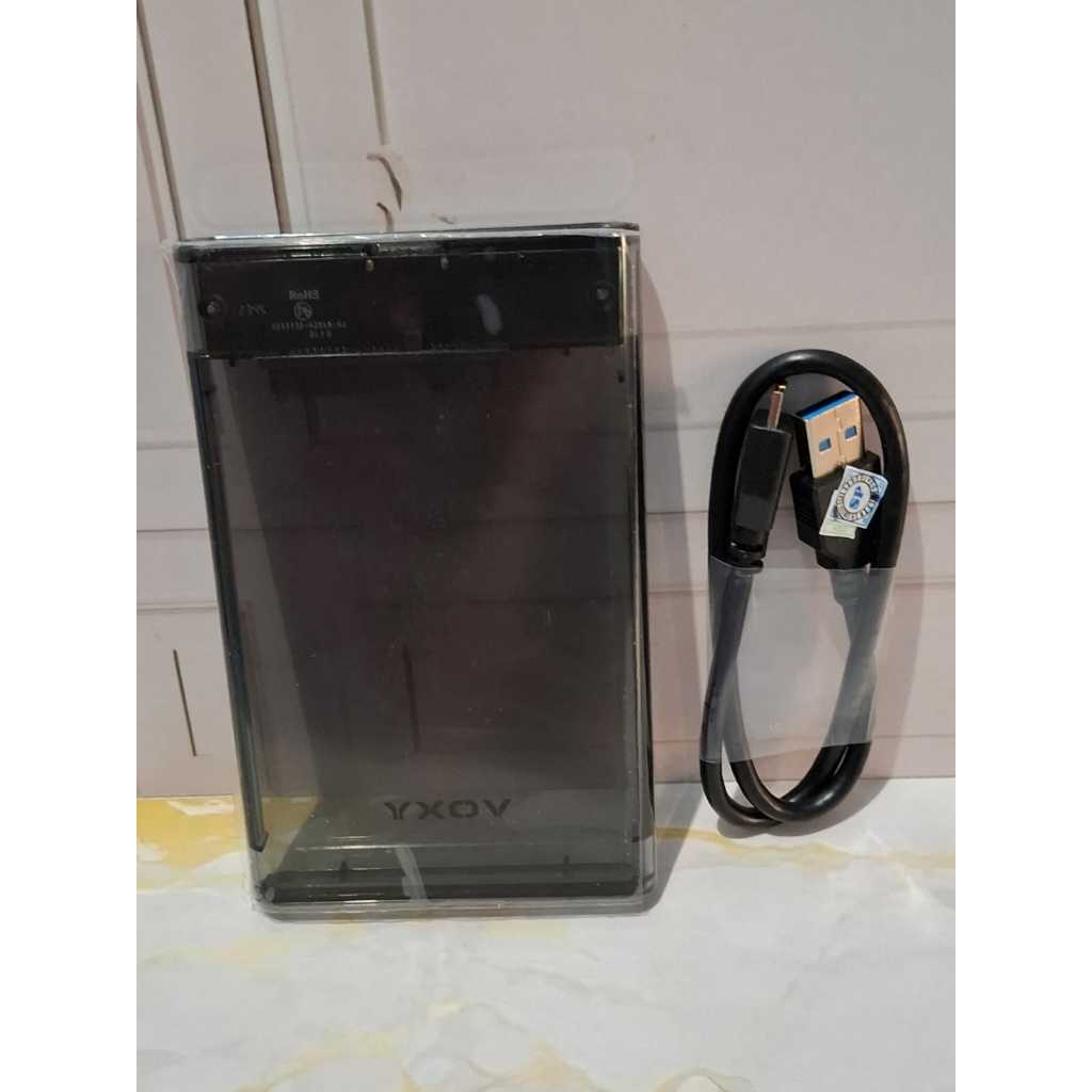 Jual VOXY H301 HDD CASE USB 3.0 CASING HARDISK EXTERNAL 2,5" TRANSPARANT | Shopee Indonesia