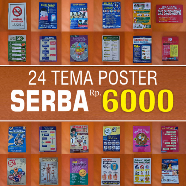 Jual Cuci Gudang !!! Harga Grosir Termurah, Poster Serba 6000, Poster ...