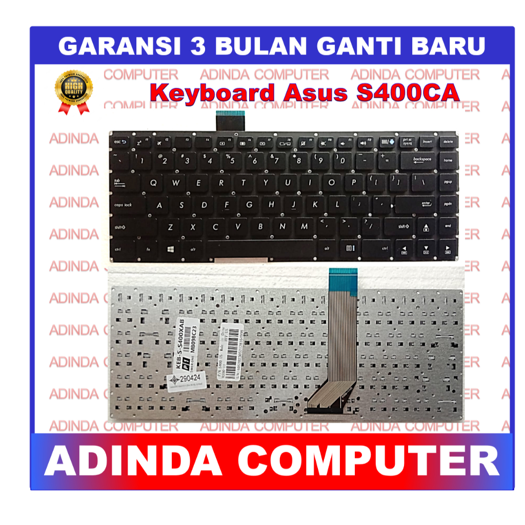 Jual Keyboard Asus S400 S400C S400CA S400CB S400CE X402 X402C F402C ...