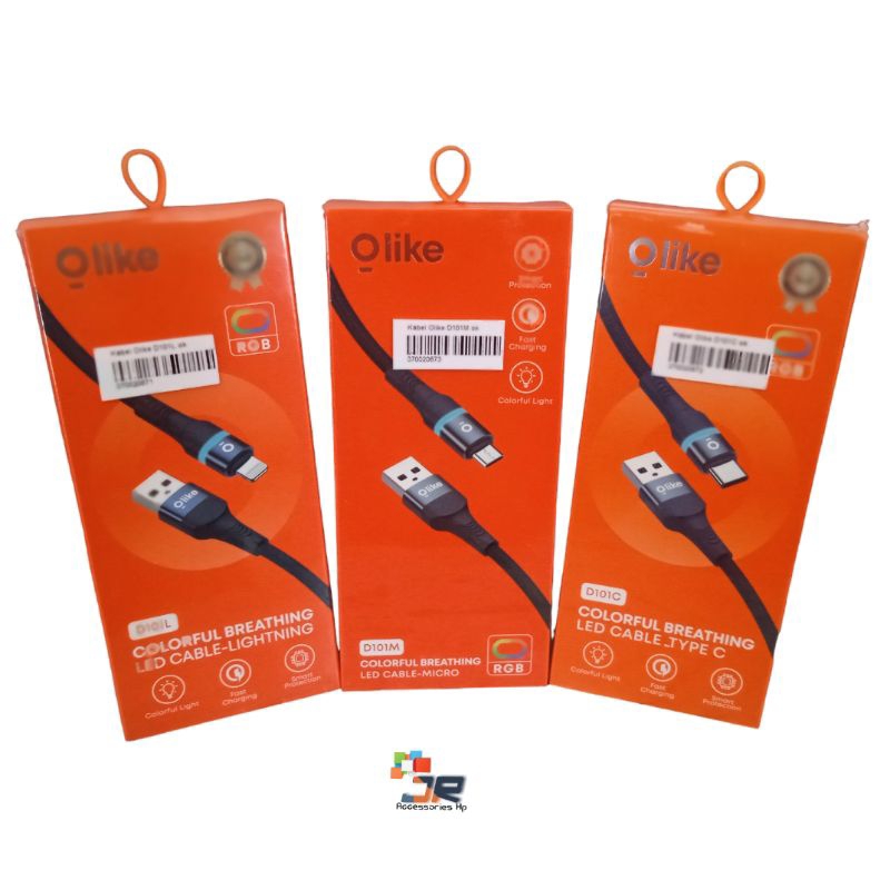 Jual KABEL DATA OLIKE D101 TYPE-C/LIGHTNING/MICRO FAST CHARGING ...