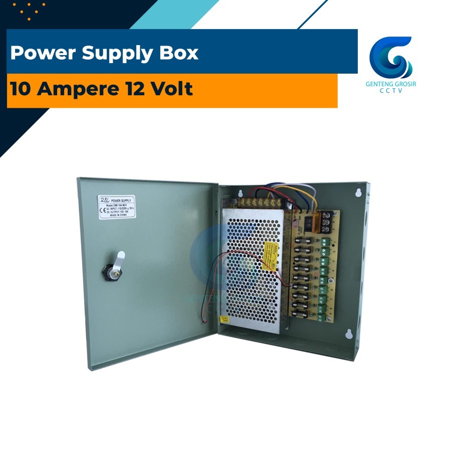 Jual Power Supply Box 10 Ampere 12 Volt Panel Box CCTV | Shopee Indonesia