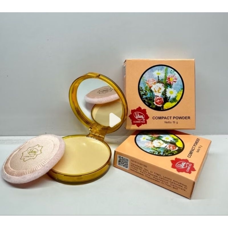Jual VIVA Compact Powder Standar Classic 19gr | Bedak Padat (kuning ...