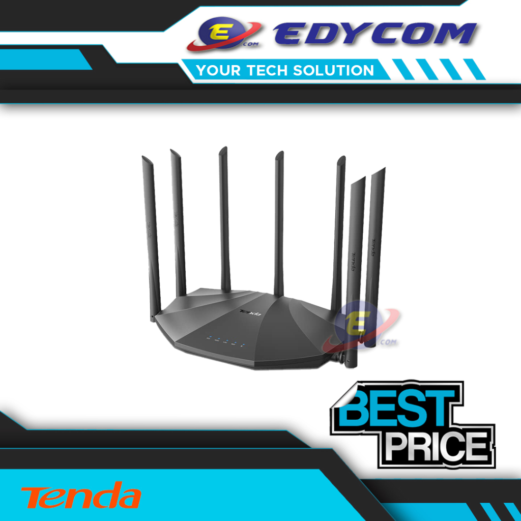 Jual Tenda AC23 AC2100 Dual Band Gigabit WiFi Router | Shopee Indonesia