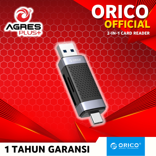 Jual ORICO 2In1 TF SD Memory Card Reader USB 2.0 Type C 480Mbps - CD2D ...