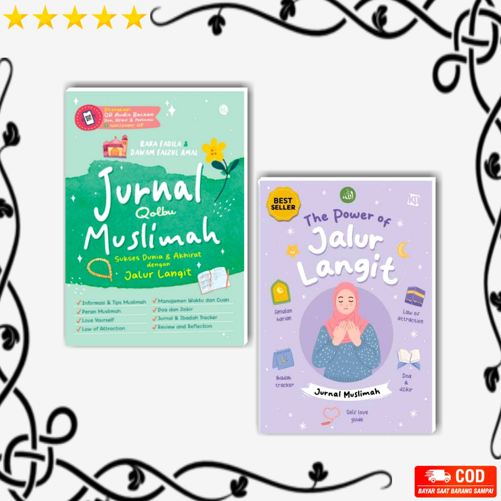 Jual Paket 2 Buku Jurnal Qolbu Muslimah & The Power of Jalur Langit / S ...