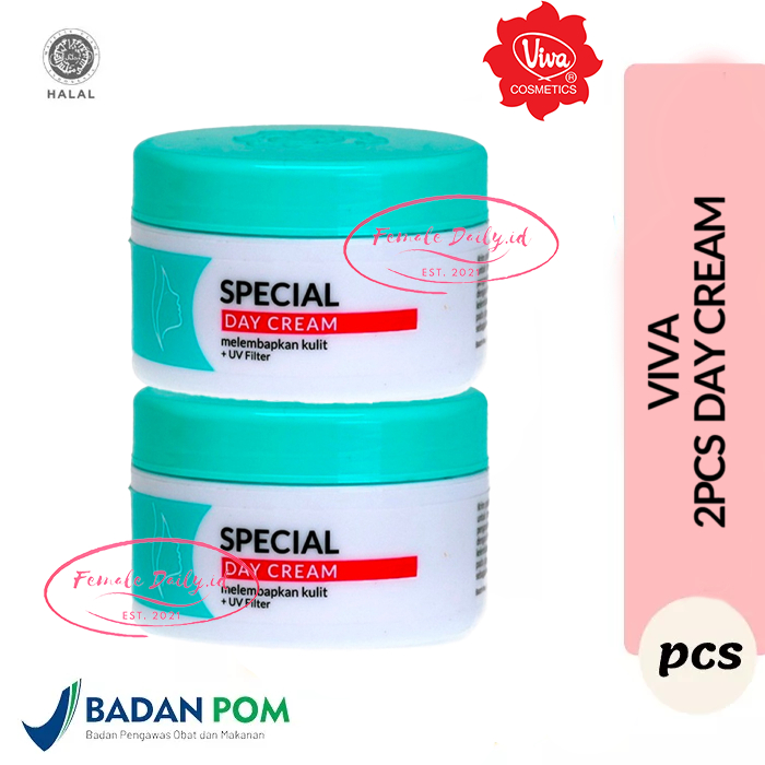 Jual Viva 2Pcs Special Day Cream with Squalane, Vit E, UV A & B - 22gr ...