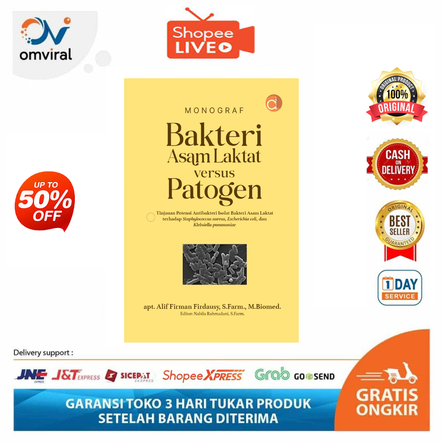 Jual Buku Monograf Bakteri Asam Laktat Versus Patogen: Tinjauan Potensi ...