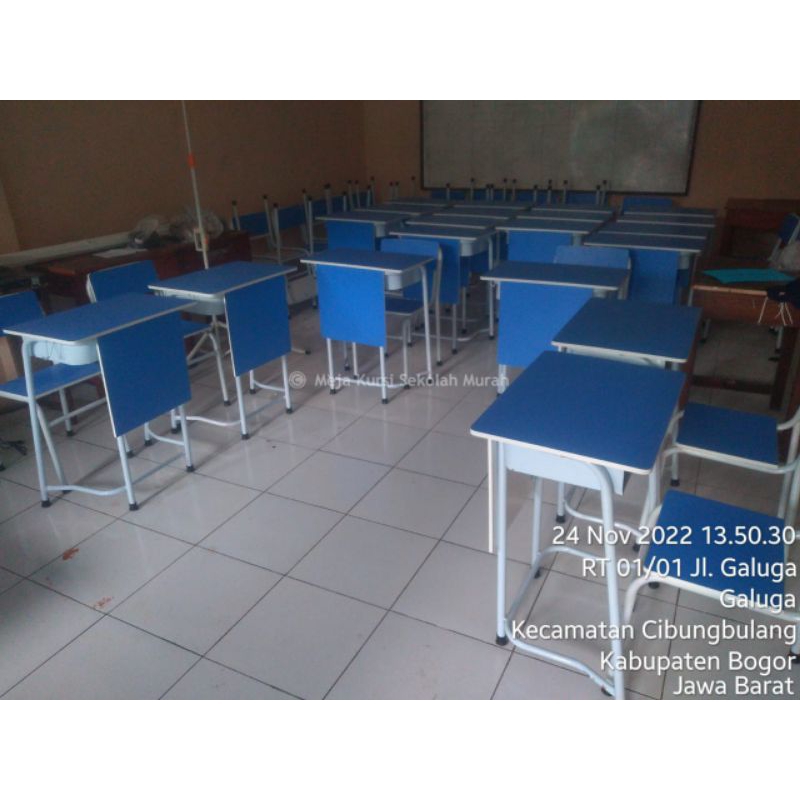 Jual meja kursi siswa sekolah sd smp sma | meja kursi belajar warna ...