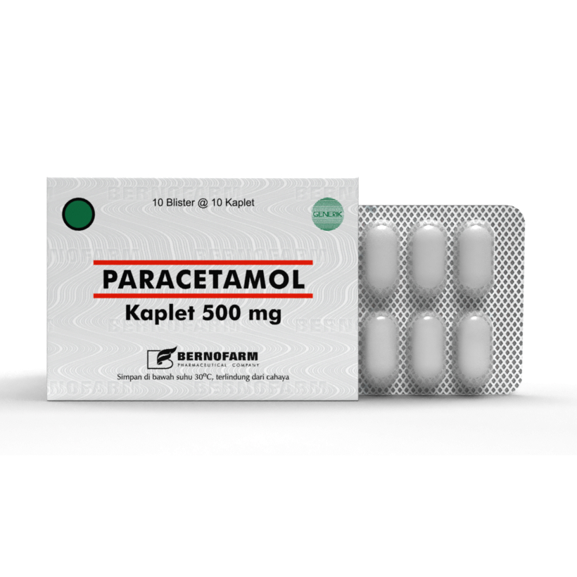 Jual PARACETAMOL BERNOFARM 500 MG BOX 100 KAPLET | Shopee Indonesia