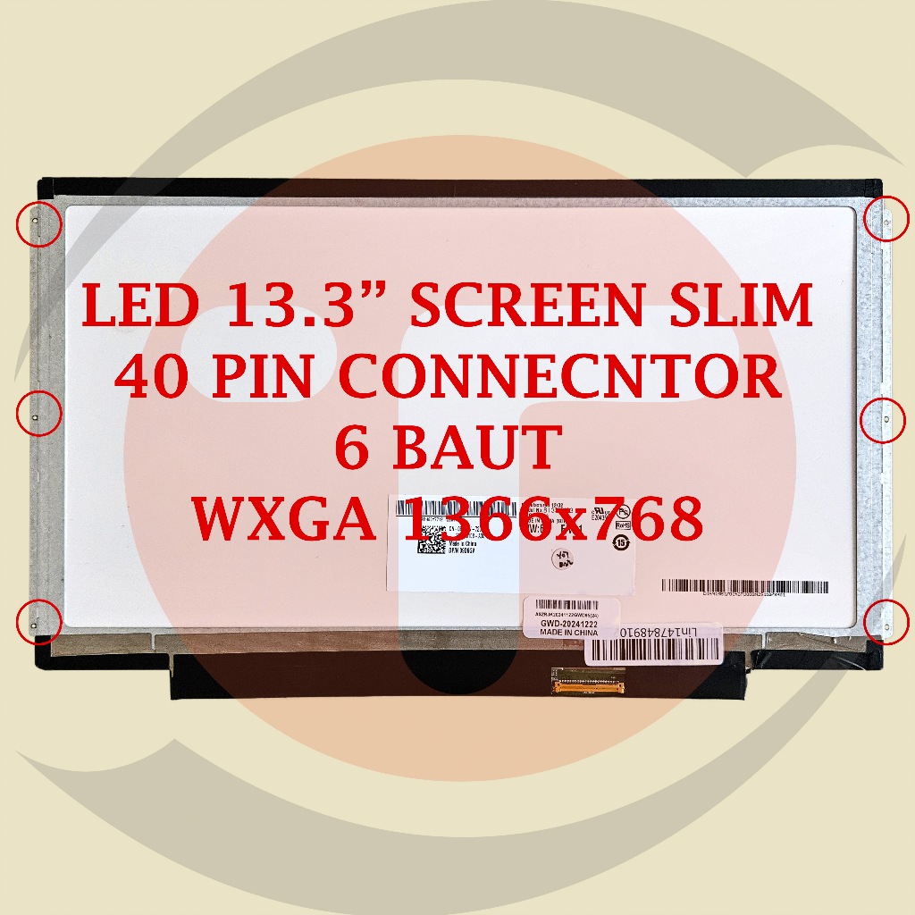 Jual LCD LED Laptop Dell Vostro V131 3300 3350 3360 Latitude E6320 ...