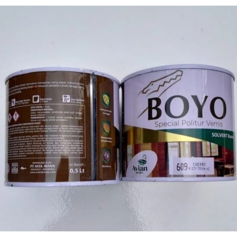 Jual POLITUR / PLITUR Cap BOYO O,5 Kg | Shopee Indonesia