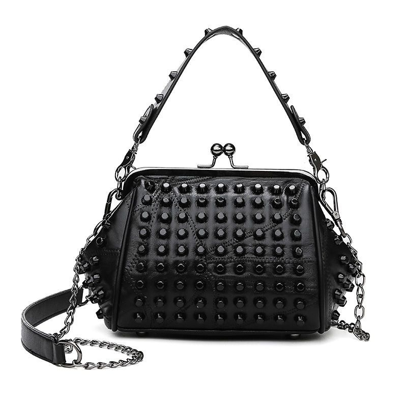 Jual Tas Klip Keling Baru Tas Selempang Rantai Paku Keling Doudou ...