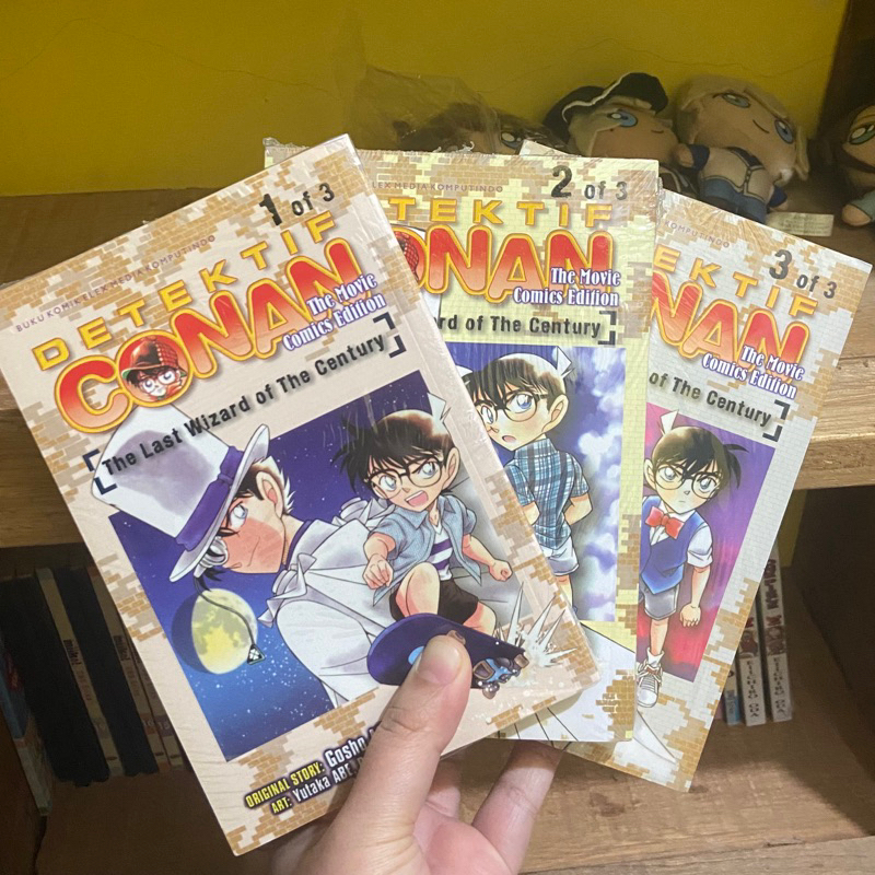 Jual KOMIK MOVIE MANGA DETECTIVE DETEKTIF CONAN THE LAST WIZARD OF CENTURY 1-3 SET | Shopee ...