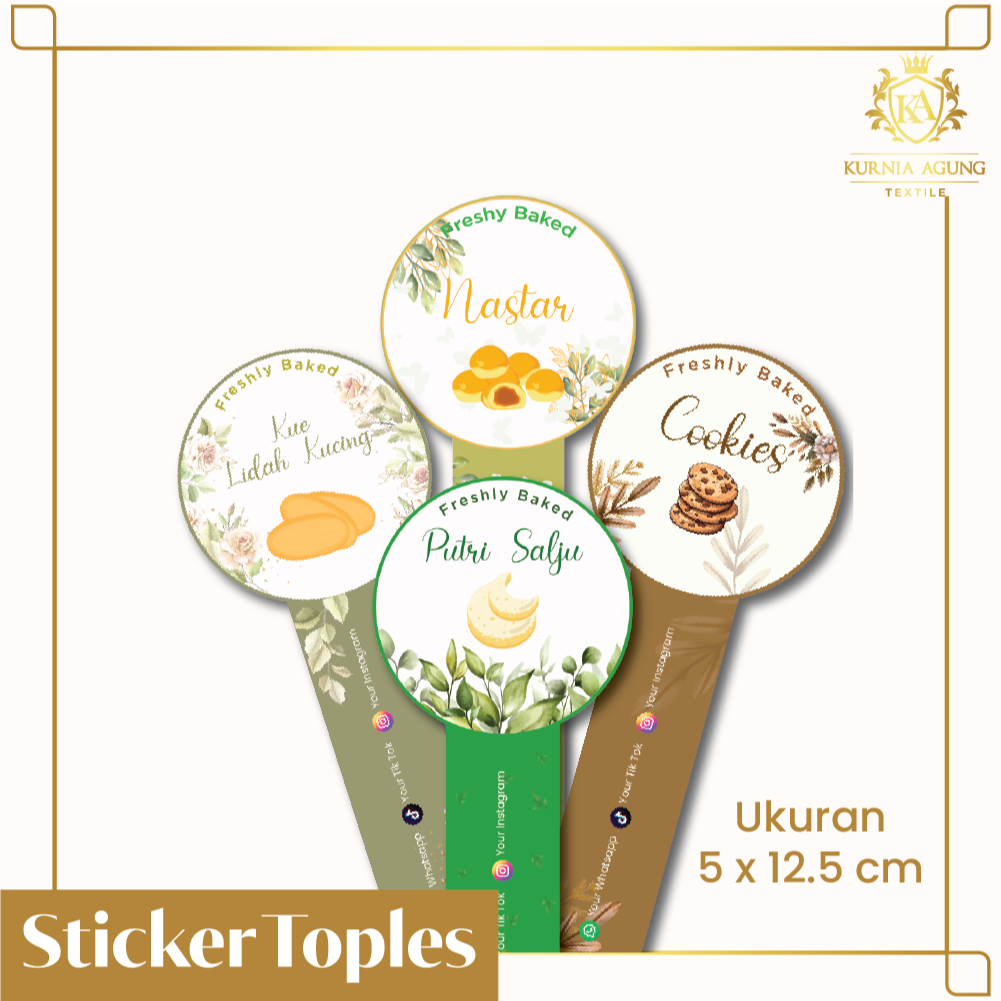 Jual STCIKER SEGEL KEMASAN BOTOL DAN TOPLES / STICKER SEGEL MAKANAN ...