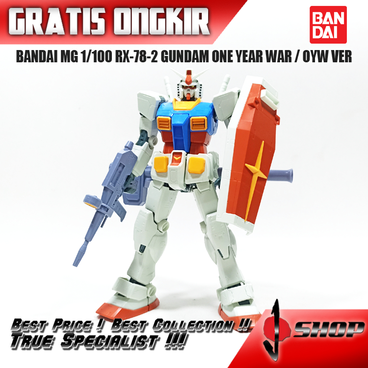 Jual BANDAI MG 1/100 RX-78-2 GUNDAM ONE YEAR WAR / OYW VER. MG1173 ...