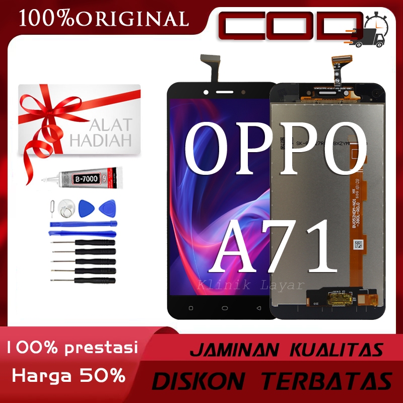 Jual LCD OPPO A71 TOUCHSCREEN COMPLETE ORIGINAL FULLSET HP Touch ...