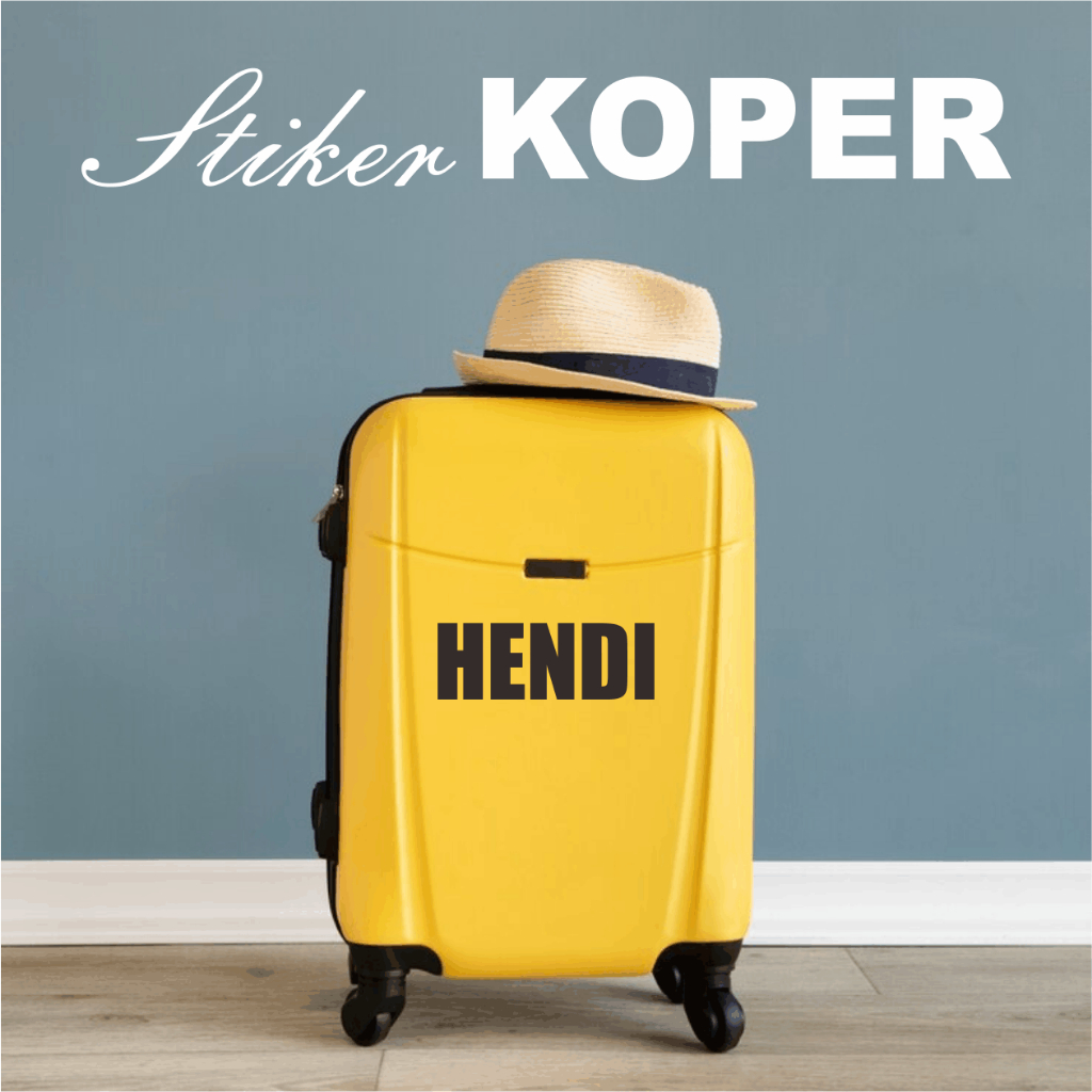 Jual Cutting Stiker Nama Koper Travel Haji Custom | Shopee Indonesia