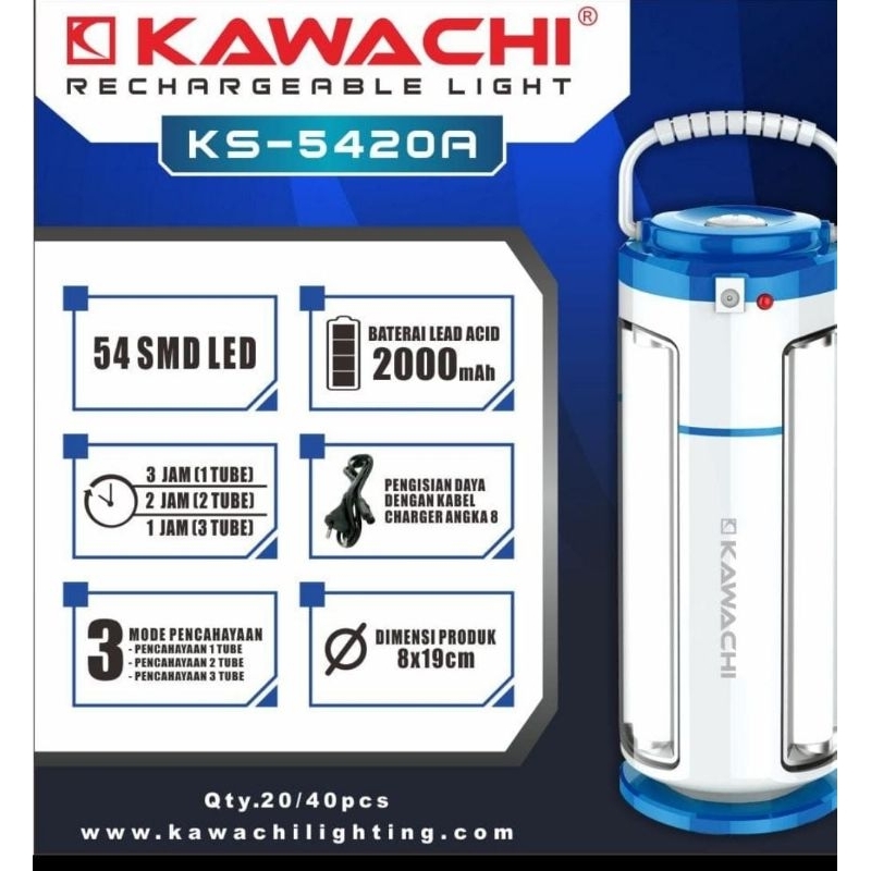 Jual LAMPU CAS 3 SISI / EMERGENCY LAMP TOFUDA T-7109 / KAWACHI KS-5420R ...