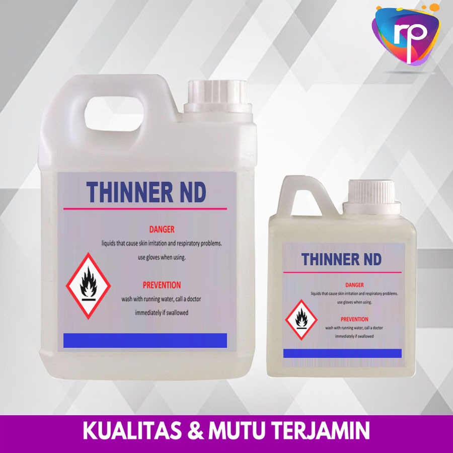 Jual Thinner ND Pengencer Cat Duko Dan Cat Minyak 1 Liter | Shopee Indonesia