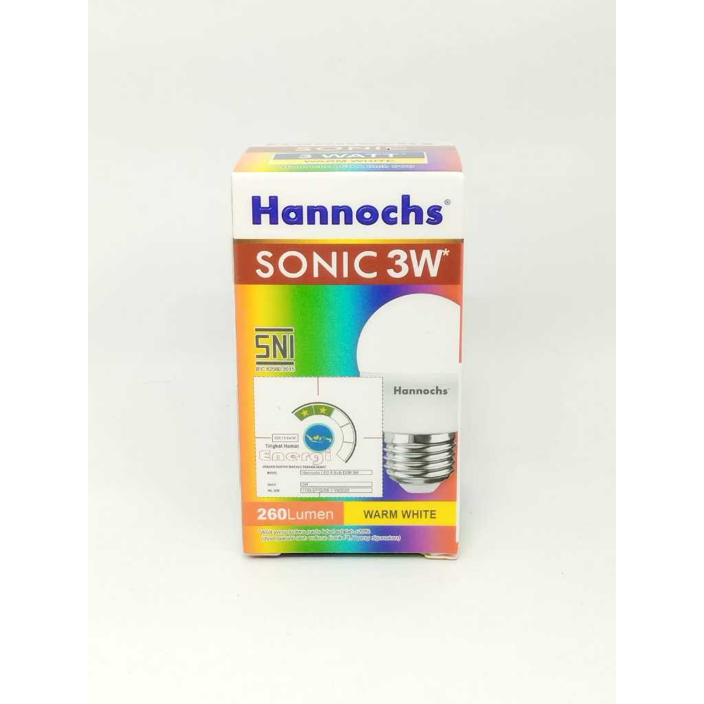 Jual Lampu LED Hannochs Sonic 3W 3 W 3 WATT 3WATT - Kuning Warmwhite ...