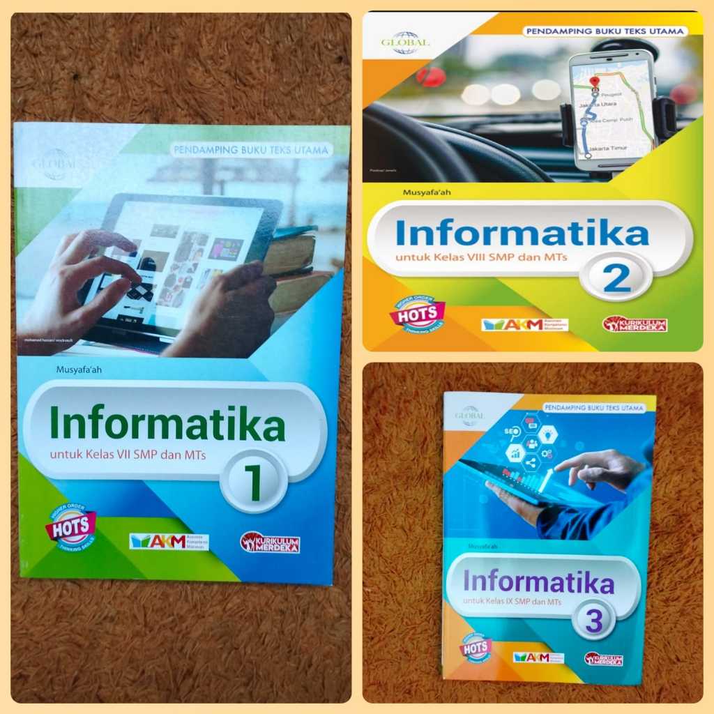 Jual Buku Informatika SMP Kelas 7 8 9 Global Tiga Serangkai Kurikulum Merdeka | Shopee Indonesia
